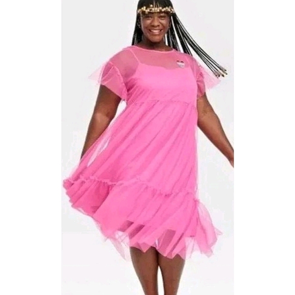 Pride | Dresses | Womens Plus Size 4x Pink Tulle Pride By Target Dress ...